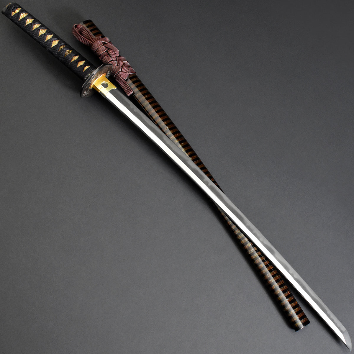 Authentic NIHONTO JAPANESE SAMURAI LONG SWORD KATANA YOSHIKUNI 吉國 sign ...