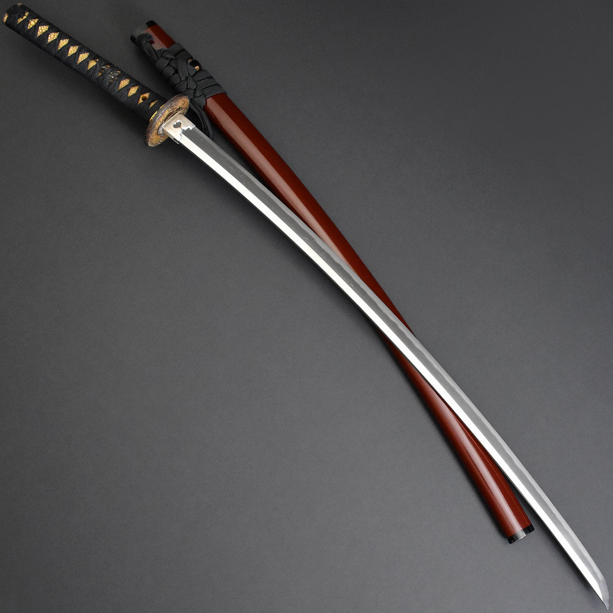 Authentic NIHONTO JAPANESE SAMURAI LONG SWORD KATANA KATSUIE 勝家 w/NBTH ...