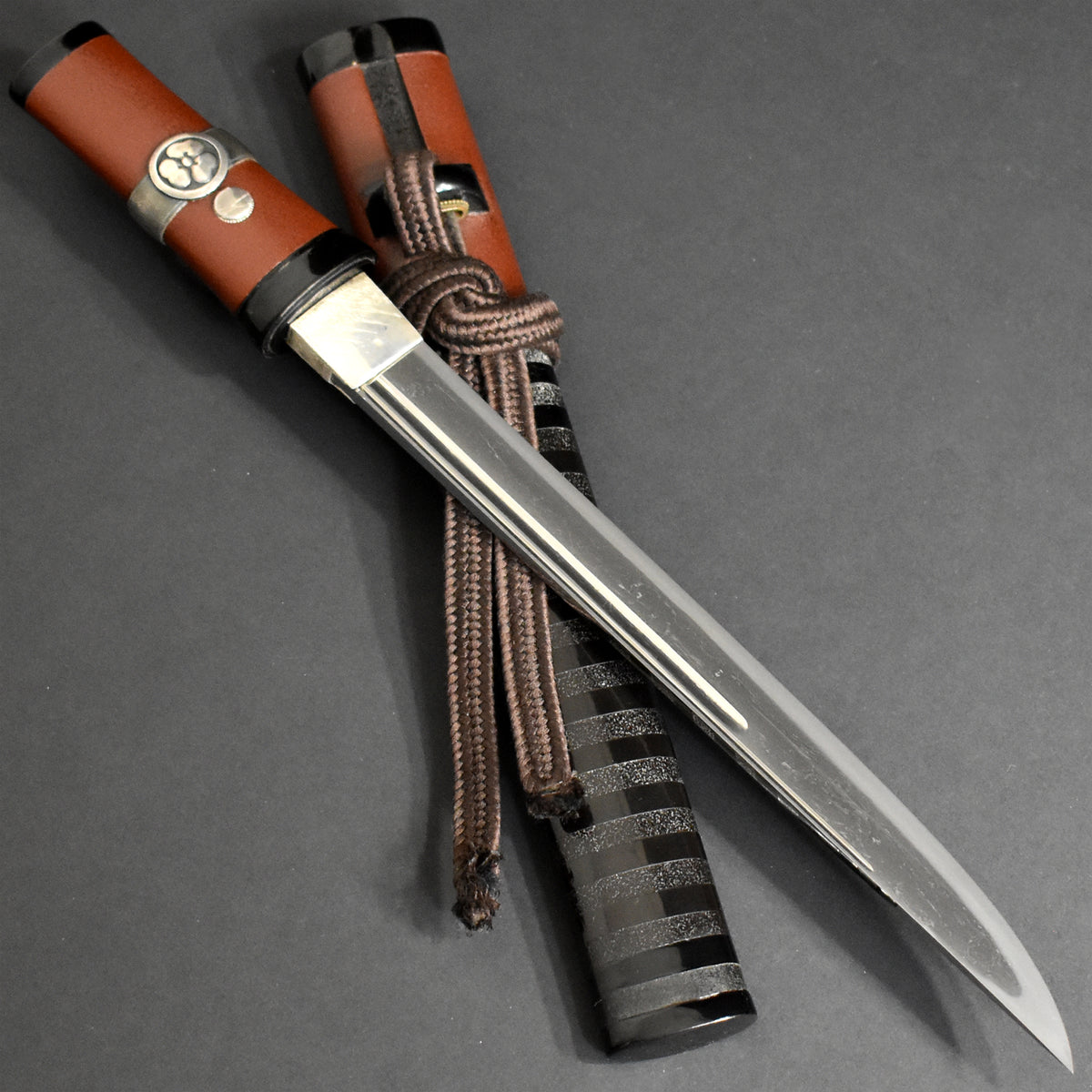 Authentic JAPANESE SAMURAI KATANA SWORD TANTO SUKEMITSU 祐光 signed w/NT ...