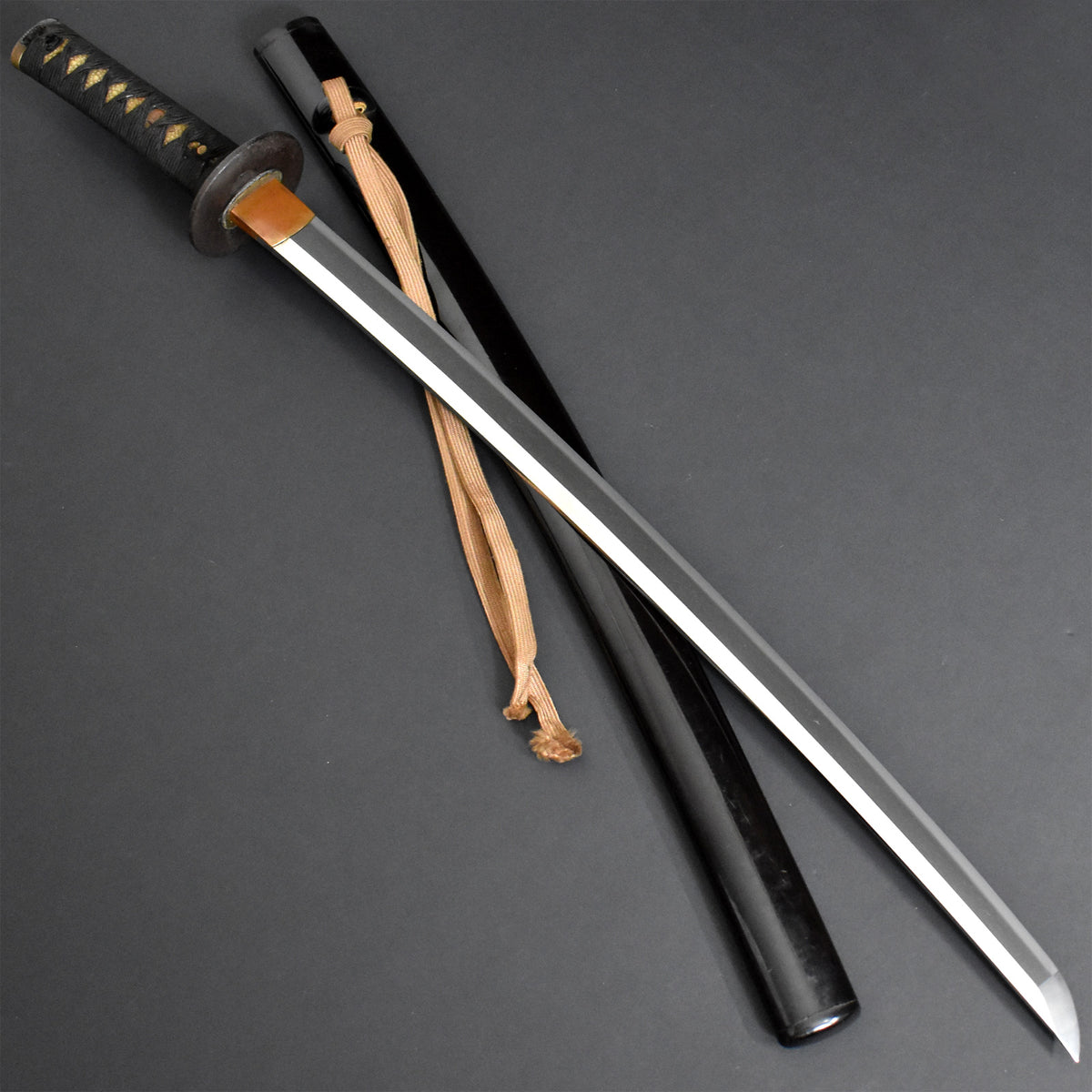 Authentic JAPANESE SAMURAI KATANA SWORD WAKIZASHI SUE TEGAI 末手掻 w/NBTH ...