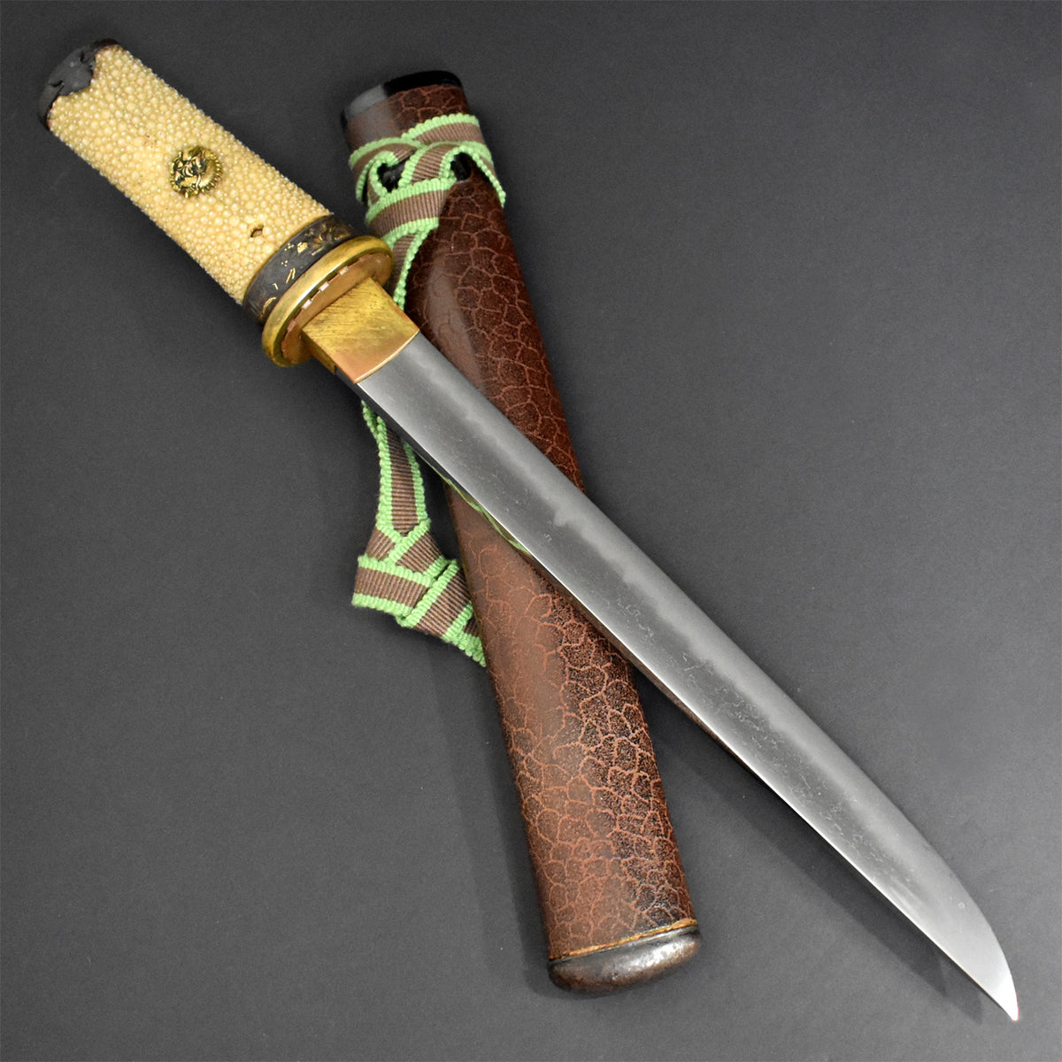 Authentic JAPANESE SAMURAI KATANA SWORD TANTO SADANARI 貞成 signed w/NBT ...