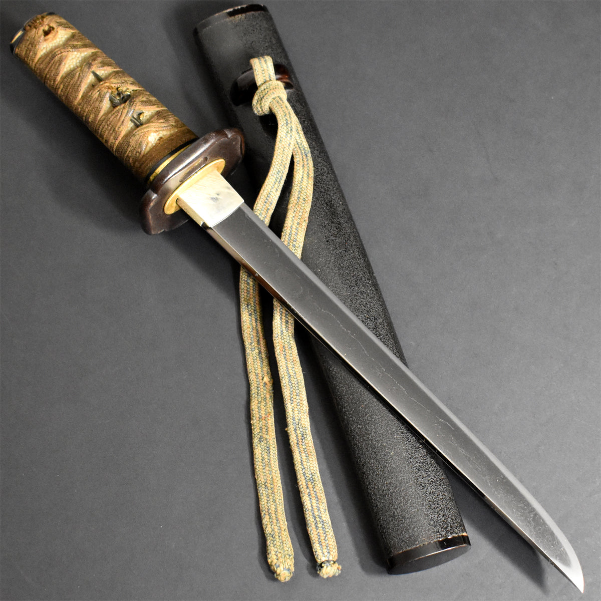 Authentic JAPANESE SAMURAI KATANA SWORD TANTO RYOUKAI 了戒 w/NBTHK HOZON ...