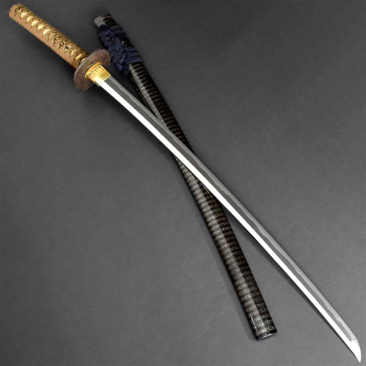 Authentic NIHONTO JAPANESE SAMURAI LONG SWORD KATANA FUYUHIRO 冬廣 signe ...